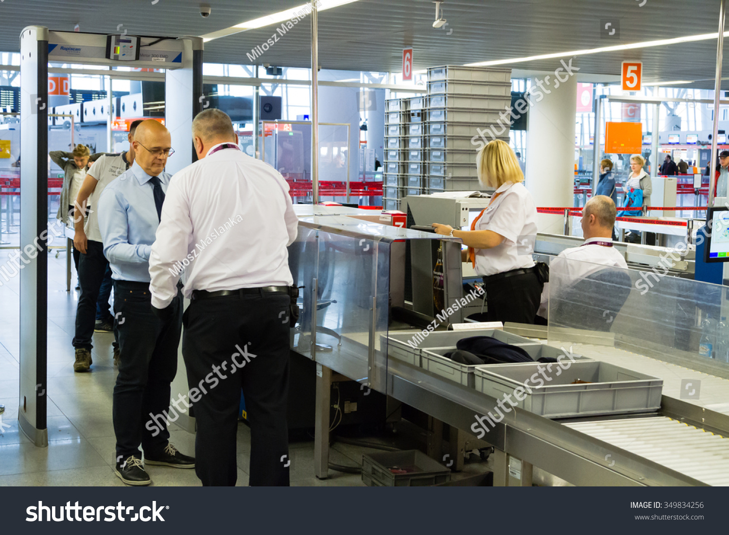 stock-photo-warsaw-poland-november-security-check-area-warsaw-chopin ...